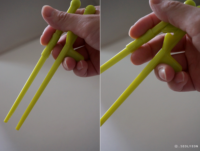 더블하트 이유식기 교육용 젓가락으로 올바른 젓가락 사용법익히기!